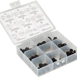 Jagwire Unisex_Adult Frame Plug Combo Box Spare Parts, Black, One Size