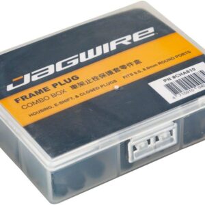 Jagwire Unisex_Adult Frame Plug Combo Box Spare Parts, Black, One Size