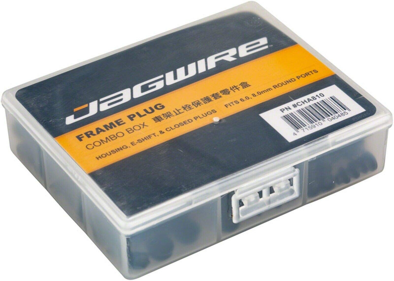 Jagwire Unisex_Adult Frame Plug Combo Box Spare Parts, Black, One Size