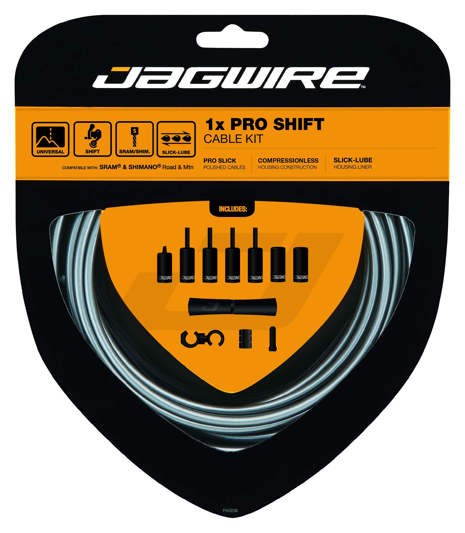 Jagwire Pro Unisex Adult Cables and Sheaths, Grey, One Size