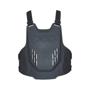 poc, vpd system chest, mountain biking and skiing armor for men and women, uranium black, large/x-large