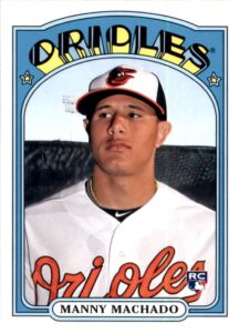 2013 topps archives #27 manny machado orioles mlb baseball card (rc - rookie card) nm-mt