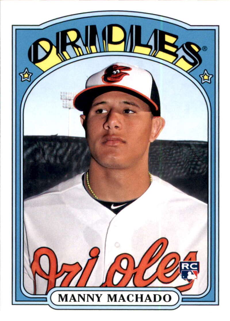 2013 Topps Archives #27 Manny Machado Orioles MLB Baseball Card (RC - Rookie Card) NM-MT