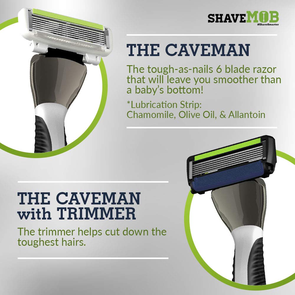 ShaveMOB Men’s Replacement Non-Slip Razor Handle