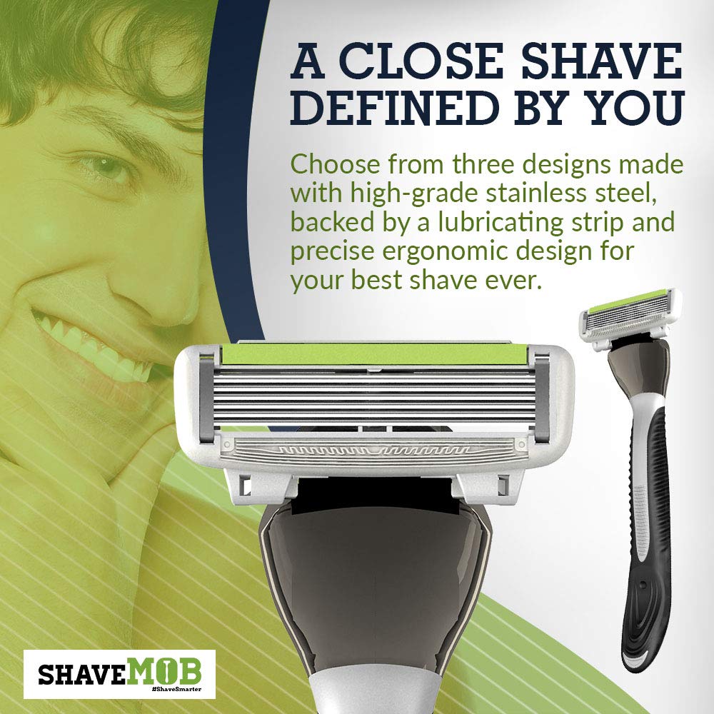 ShaveMOB Men’s Replacement Non-Slip Razor Handle