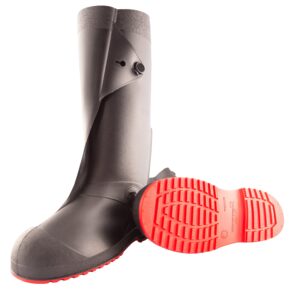 TINGLEY - 45851.XL Tingley-45851 Workbrutes G2 - PVC Overshoe - 17" Ht. - Black Upper - Red Sole - Cleated Outsole