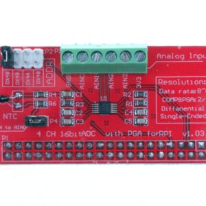 NOYITO 4-Channel 16-Bit ADC with PGA for RPI Raspberry PI 16 Bits I2C ADS1115 Module ADC 4 Channel for Raspberry Pi 3 2 Model B B+