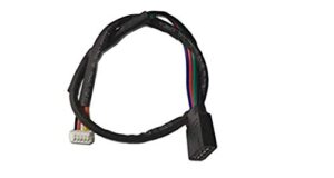 for am4 rgb cable for wraith spire rgb led light socket am4 4-pin connector cpu cooler fan (cable length: 12")