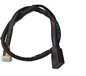 for AM4 RGB Cable for Wraith Spire RGB LED Light Socket AM4 4-Pin Connector CPU Cooler Fan (Cable Length: 12")