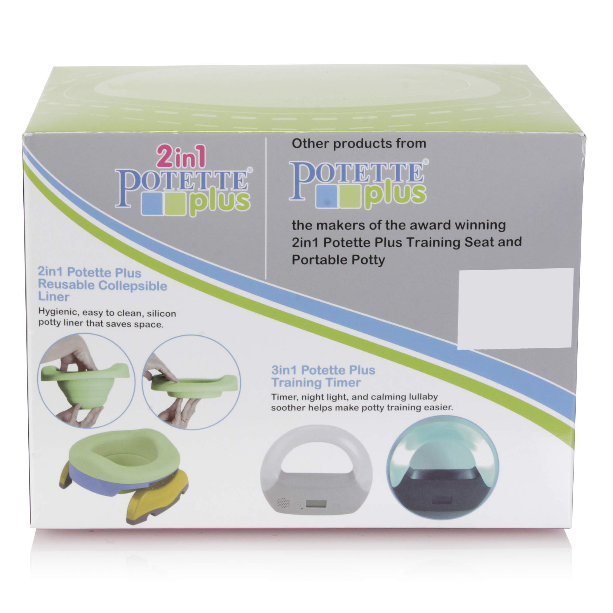 Kalencom Potette Plus Potty Seat Liners with Magic Disappearing Ink Value Box - 90 Liners