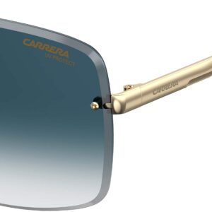 Carrera 1016/S Navigator Sunglasses, Gold/Blue Shaded, 64mm, 11mm