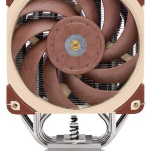 Noctua NH-U12A, Premium CPU Cooler with High-Performance Quiet NF-A12x25 PWM Fans (120mm, Brown) for Desktop