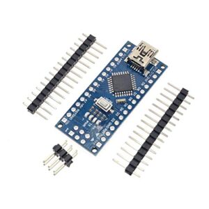 stayhome 10pcs funduino nano 3.0 atmega328 controller compatible board for arduino module pcb development board without usb