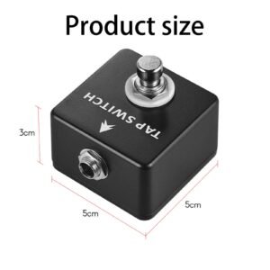 Guitar Footswitch Pedal TAP SWITCH PEDAL, Single Momentary Footswitch, for time-based effects Pedal and Muti-effects Pedal