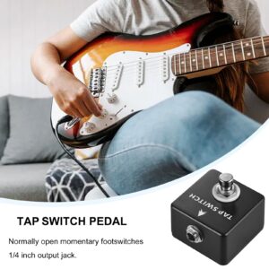 Guitar Footswitch Pedal TAP SWITCH PEDAL, Single Momentary Footswitch, for time-based effects Pedal and Muti-effects Pedal