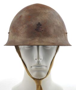 ww2 japanese imperial naval landing forces steel helmet hand aged