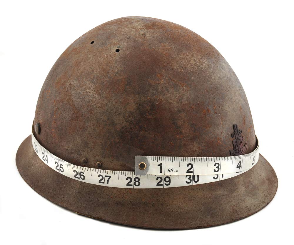 WW2 Japanese Imperial Naval Landing Forces Steel Helmet Hand Aged