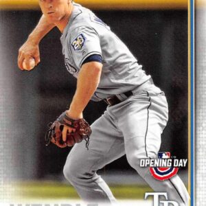 2019 Topps Opening Day #191 Joey Wendle Tampa Bay Rays Baseball Card