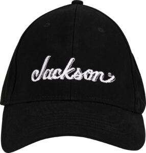 jackson logo flexfit hat, black, l/xl