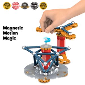 Geomag Magnetic Toys | Kids STEM Building Toys | Mechanics Magnetic Motion | Magnet Gears Construction | Educational Gifts | Swiss-Made | Age 7+ 86 Piece