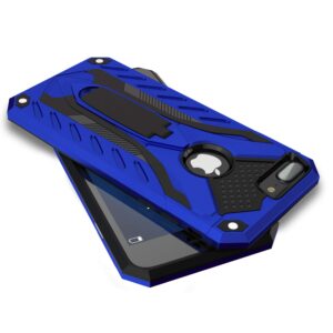 Kitoo Designed for iPhone 8 Plus Case with Kickstand, Military Grade 12ft. Drop Tested - Blue