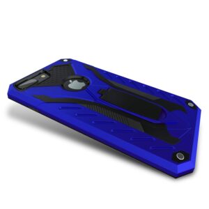 Kitoo Designed for iPhone 8 Plus Case with Kickstand, Military Grade 12ft. Drop Tested - Blue