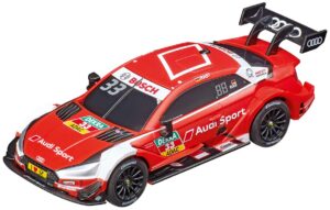 carrera 64132 audi rs 5 dtm r. rast #33 go!!! analog slot car racing vehicle 1:43 scale