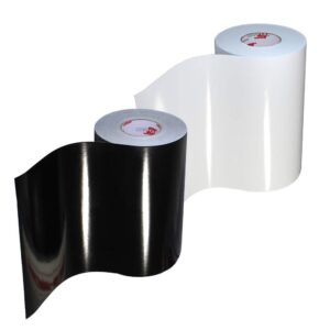 oracal 651 multi-color vinyl starter kit 12" x 5ft 2-roll bundle (gloss black/white)