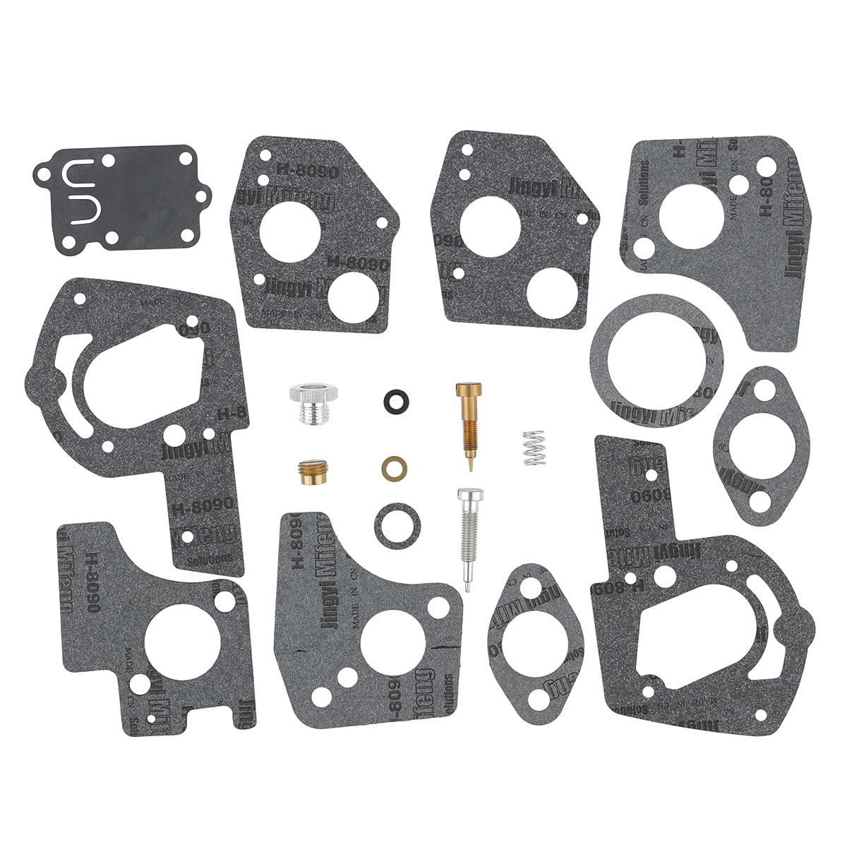 Wellsking 495606 494624 Carburetor Overhaul Repair Rebuild Kit with Gasket for BS Pulsa Jet Carb 80200 81200 82200 3 Thru 5 HP Horizontal Engines