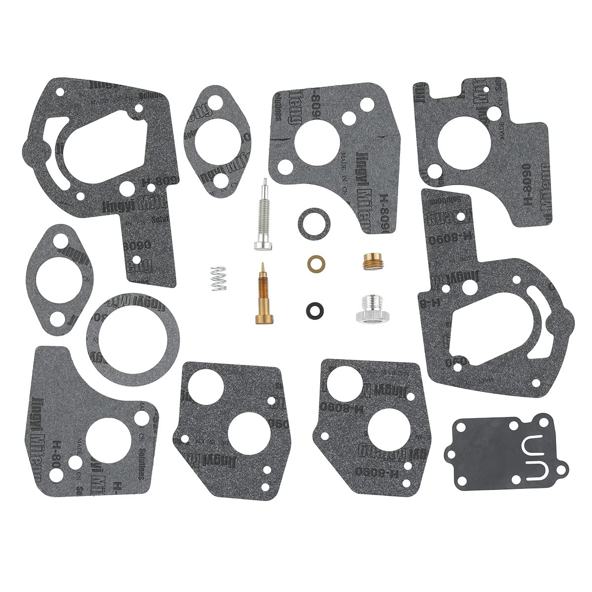 Wellsking 495606 494624 Carburetor Overhaul Repair Rebuild Kit with Gasket for BS Pulsa Jet Carb 80200 81200 82200 3 Thru 5 HP Horizontal Engines