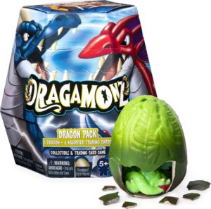 dragamonz collectible figure & trading card game dragon pack mystery 1-pack