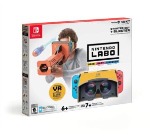 nintendo labo toy-con 04: vr kit - starter set + blaster - switch