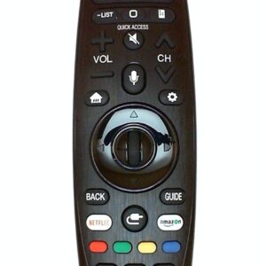 OEM LG AN-MR18BA Magic Remote Control with Netflix and Amazon Buttons Voice Mate for All 2018 4K UHD Smart LG Televisions OLED65W8PUA OLED77W8PUA OLED43W8PUA OLED49W8PUA OLED50W8PUA OLED55W8PUA