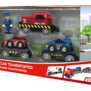 Hape Race Car Transporter, L: 11, W: 2, H: 1.5 inch