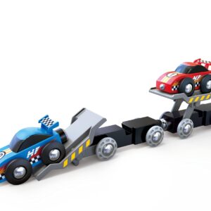 Hape Race Car Transporter, L: 11, W: 2, H: 1.5 inch