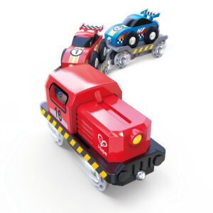 Hape Race Car Transporter, L: 11, W: 2, H: 1.5 inch