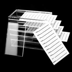 5 layer clear acrylic eyelash storage box false eyelash case lash display organizer grafting eyelash extension tool