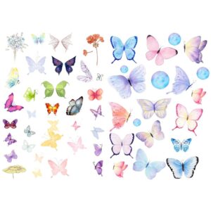 seasonstorm watercolor butterfly kawaii aesthetic pastel art agenda journal planner stationery stickers