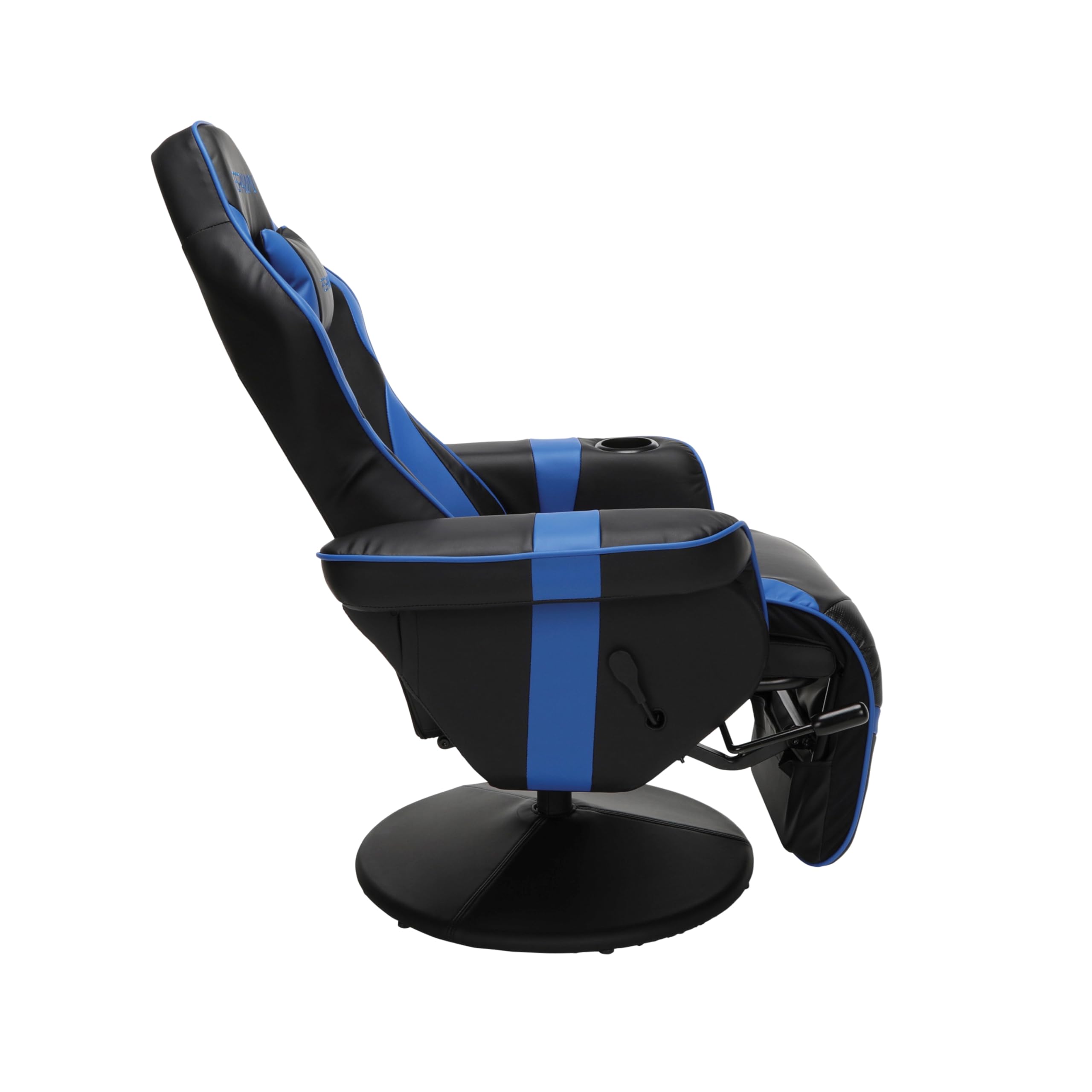 RESPAWN 900 Gaming Recliner - Video Games Console Recliner Chair, Computer Recliner, Adjustable Leg Rest and Recline, Recliner with Cupholder, Reclining Gaming Chair with Footrest - Blue