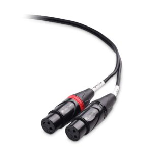 Cable Matters 3.5mm 1/8 Inch TRS to 2 XLR Cable 6 ft, Male to Female Aux to Dual XLR Breakout Cable