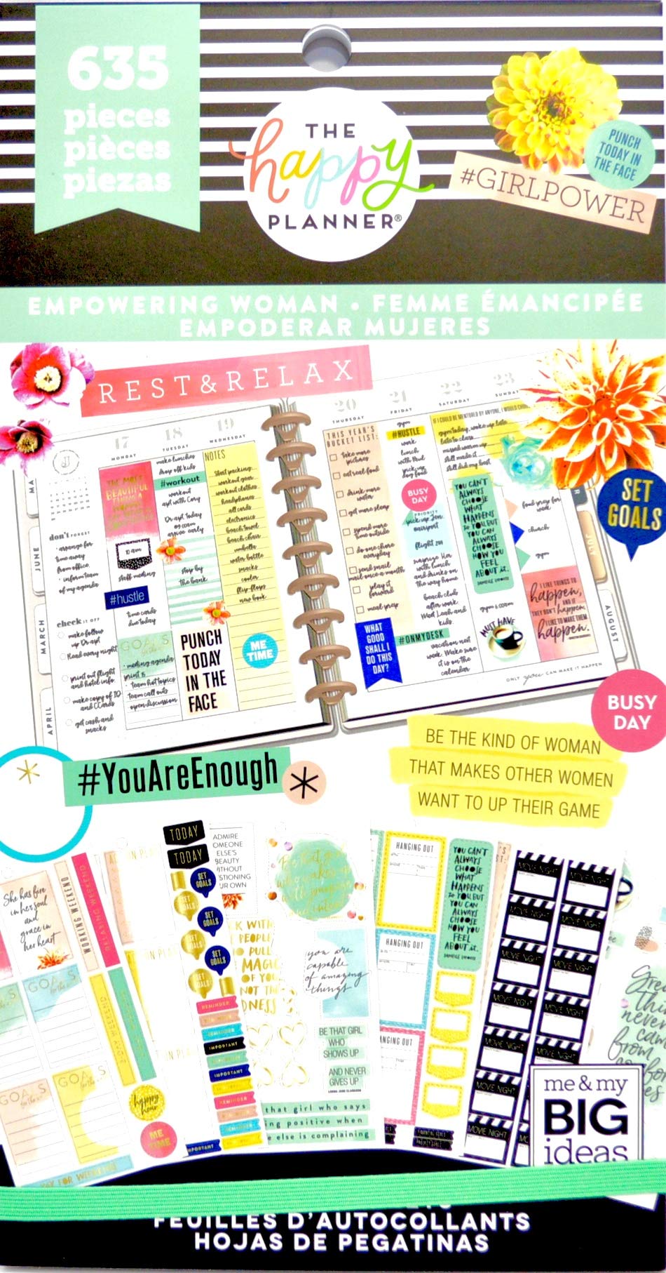 MAMBI, The Happy Planner - 635"Empowering Woman" Value Sticker Pack