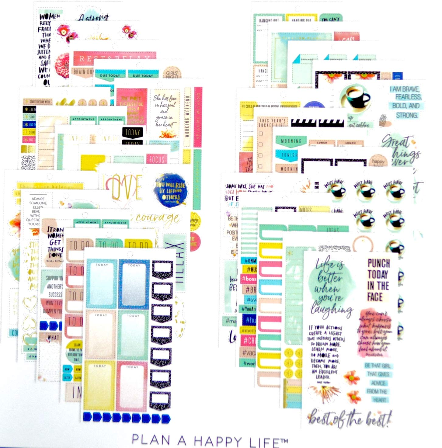 MAMBI, The Happy Planner - 635"Empowering Woman" Value Sticker Pack