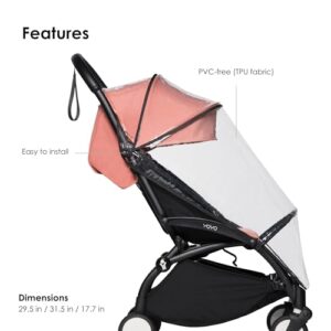 BABYZEN YOYO Rain Cover for 6+ Color Pack - Protect Baby from Bad Weather - Easy to Install & Store - Includes Storage Bag