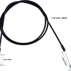 Podoy 946-05105A Clutch Control Cable Compatible with Cub Cadet MTD Craftsman SC300HW SC500Z SC500HW 377300 37591 Replaces 746-05105 746-05105A 946-05105