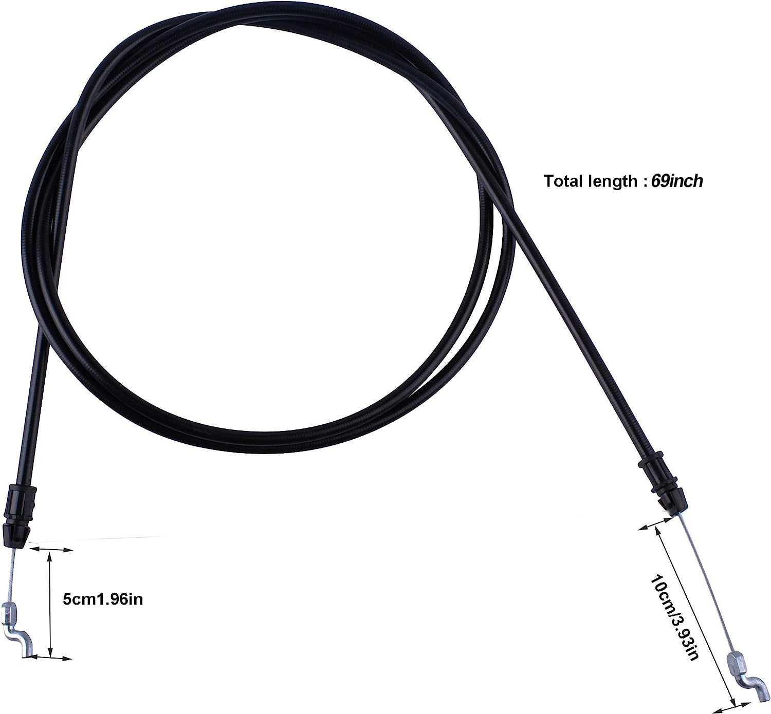 Podoy 946-05105A Clutch Control Cable Compatible with Cub Cadet MTD Craftsman SC300HW SC500Z SC500HW 377300 37591 Replaces 746-05105 746-05105A 946-05105