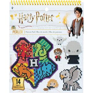 perler beads harry potter instruction pad, 53 patterns, multicolor