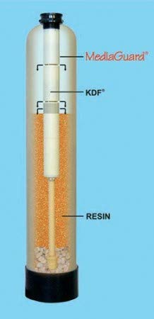 Oceanic Water Systems KDF 85 Media Guard | Add-On Filter for Whole House Water Softener & Filter Systems- Reduces Iron, Hydrogen Sulfide