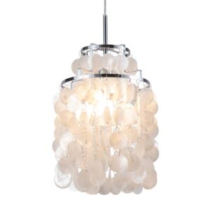 bewamf modern capiz pendant light modern beach chandeliers contemporary mini hanging ceiling lighting for dining living room bedroom white kitchen island lighting