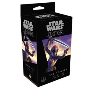 atomic mass games star wars legion sabine wren expansion | two player battle game | miniatures game | strategy game for adults and teens | ages 14+ | average playtime 3 hours | made