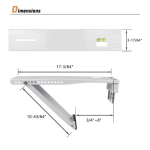 LBG Products AC Window Air Conditioner Bracket Heavy Duty Support Up to 165 lbs, Designed for 9,000 to 22,000 BTU Universal A/C Unit (LBW-L)